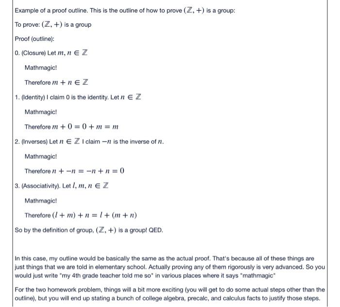 Solved this is the question this is an example of the prove | Chegg.com