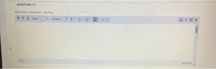 Solved QUESTION 10 Write the formula for diiodine tetroxide. | Chegg.com