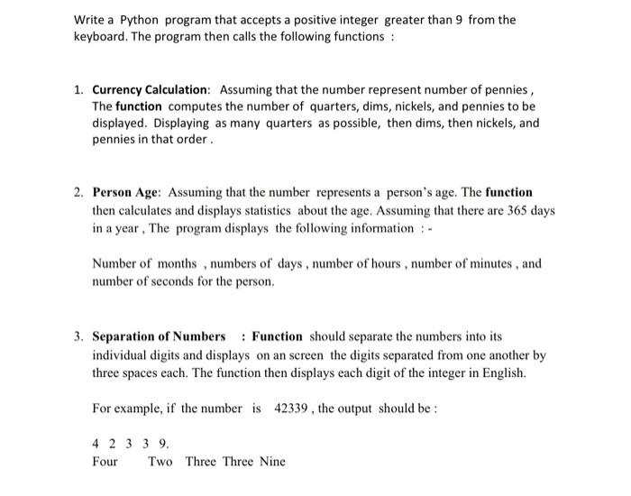 Solved Write a Python program that accepts a positive | Chegg.com
