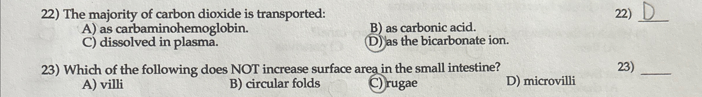 Solved Which of the following does NOT increase surface area | Chegg.com