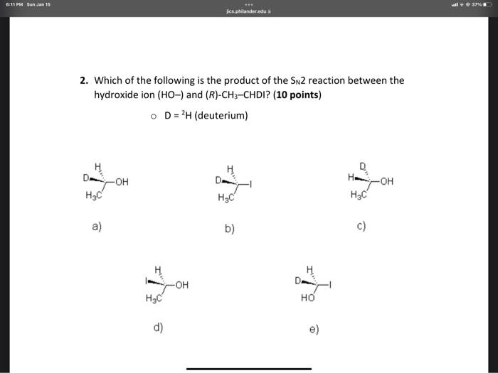 Solved Nucleophilic substitution \& β-elimination 1. | Chegg.com