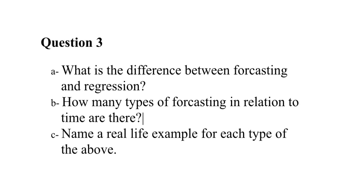 Solved Question 3a- ﻿What is the difference between | Chegg.com