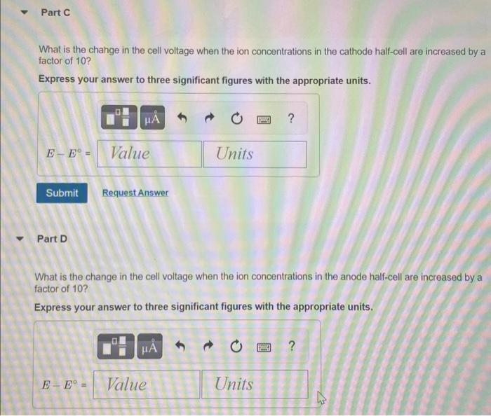 Solved Consider the following voltaic cell. | Chegg.com