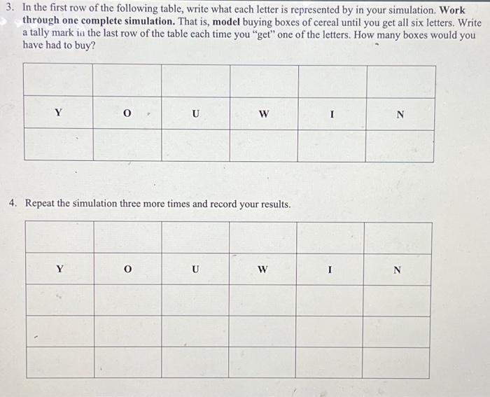 Solved 3. In the first row of the following table, write | Chegg.com