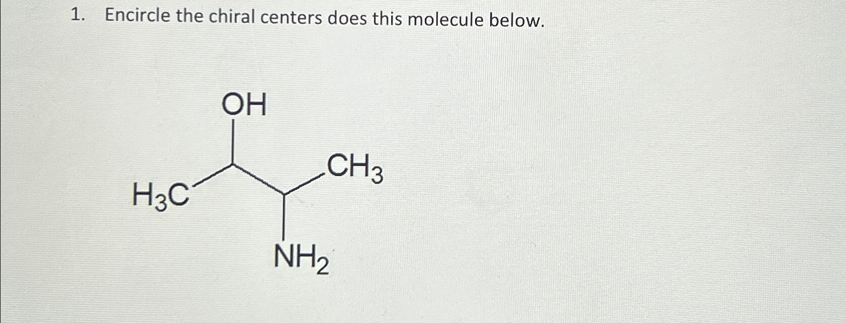 Solved Encircle the chiral centers does this molecule below. | Chegg.com