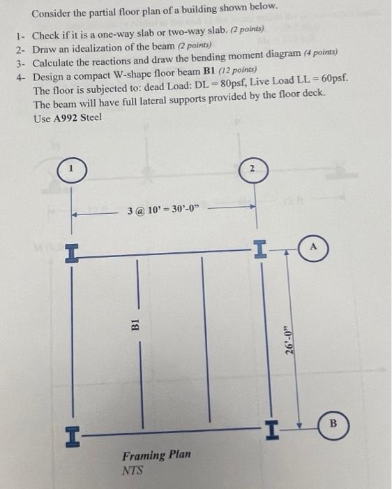 Solved Consider the partial floor plan of a building shown | Chegg.com