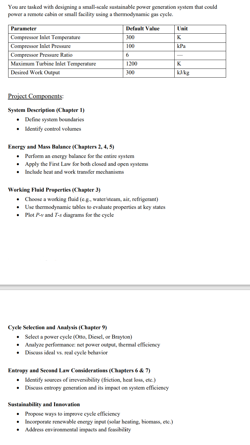 Solved You are tasked with designing a small-scale | Chegg.com