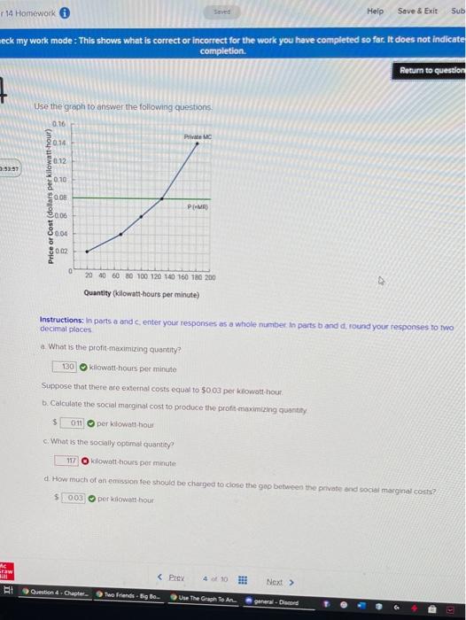 Solved r 14 Homework Help Save & Exit Sub neck my work mode: | Chegg.com