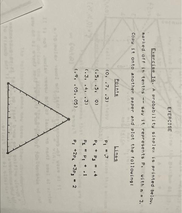 Solved EXERCISE Exercise 16. A probability simplex is | Chegg.com