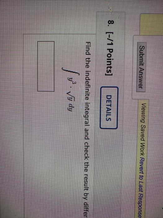 Solved Submit Answer Viewing Saved Work Revert to Last | Chegg.com Solved Submit Answer Viewing Saved Work Revert to Last | Chegg.com
