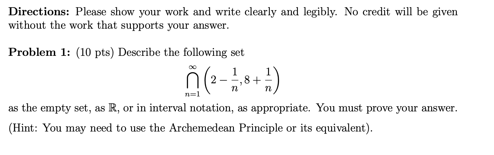 Solved Directions: Please show your work and write clearly | Chegg.com