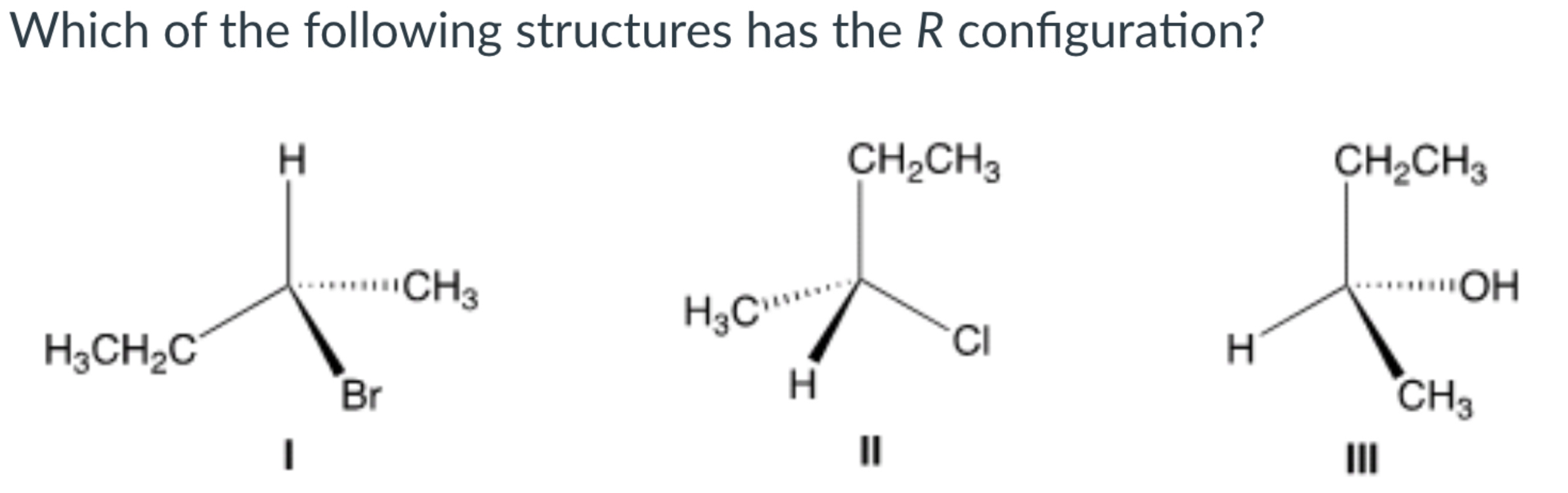 Solved Which of the following compounds has a plane of | Chegg.com