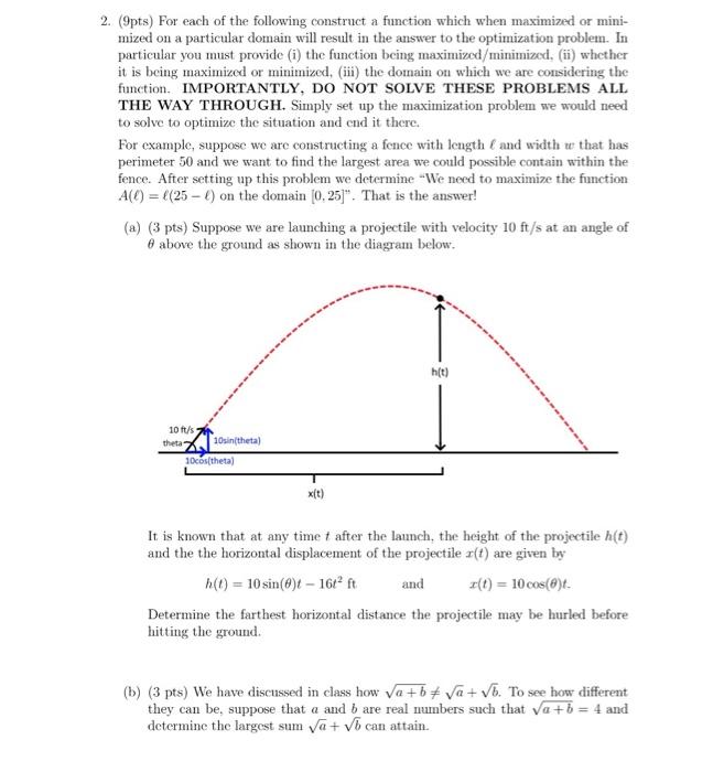 Solved 2. (9pts) For each of the following construct a | Chegg.com