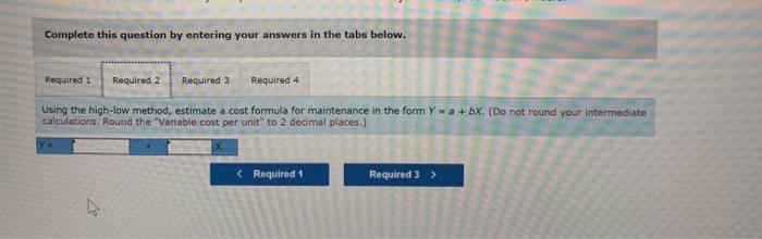 Solved Problem 5A-8 (Algo) High-Low Method; Predicting Cost | Chegg.com