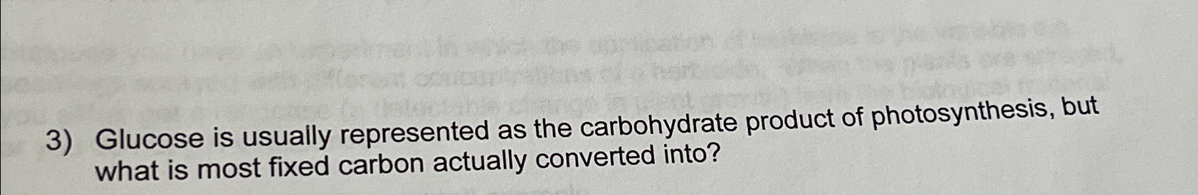 Solved Glucose is usually represented as the carbohydrate | Chegg.com