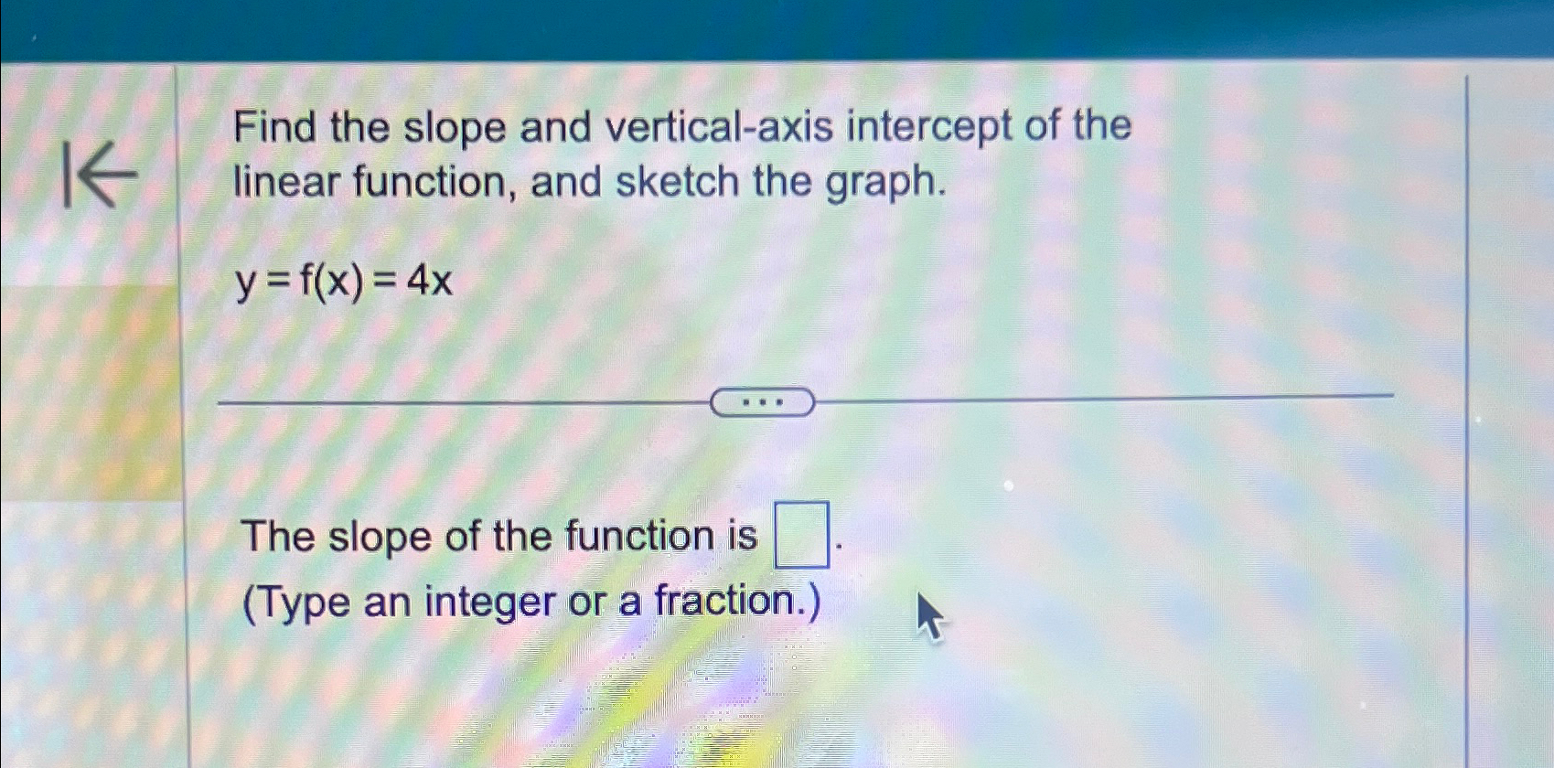 Solved Find the slope and vertical-axis intercept of the | Chegg.com