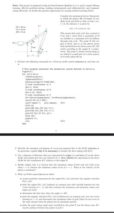 Solved it is in MATLAB, ignore part 1. 1) Explain the | Chegg.com
