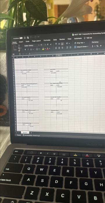 I. C. Port the information from the fournil entile | Chegg.com