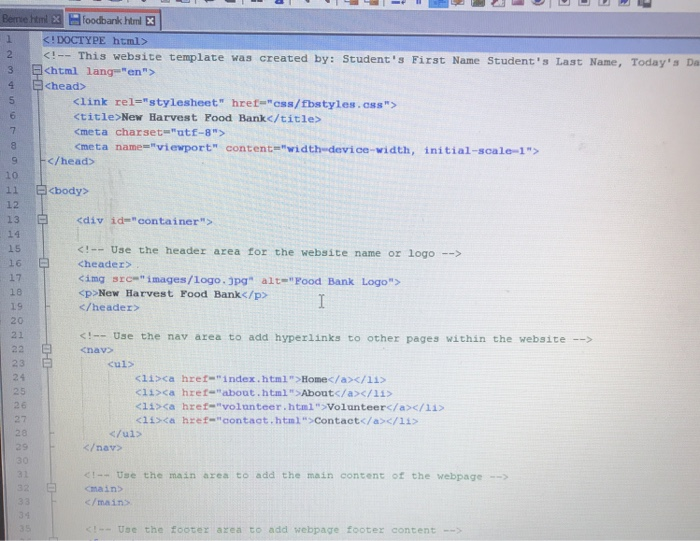 HTML 366 HTML Chapter 7 Improving Web Design with New | Chegg.com