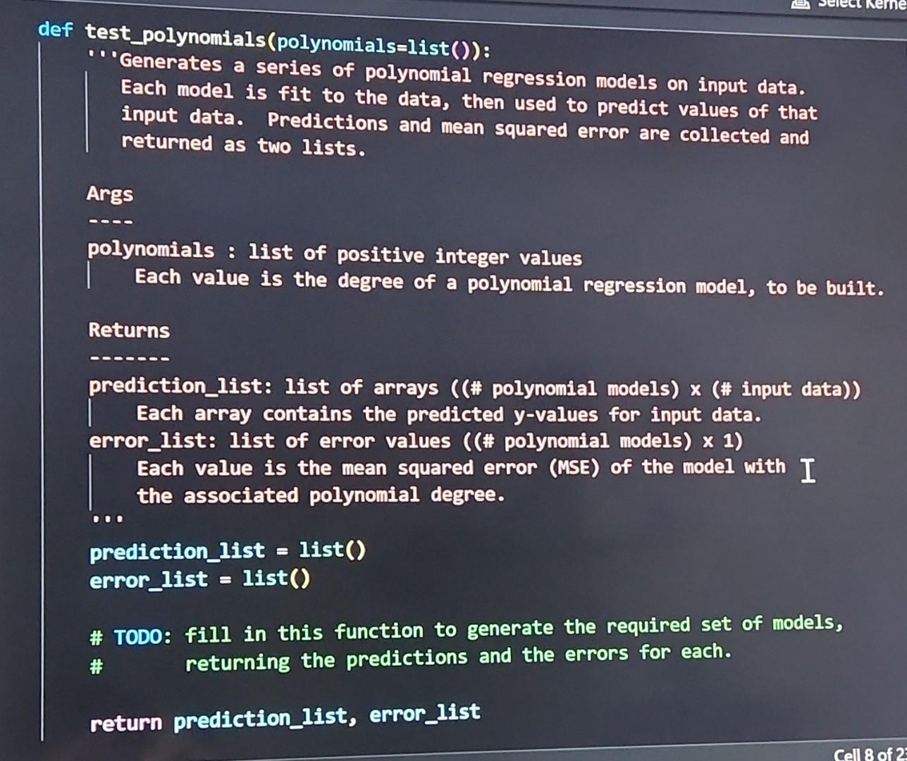 Solved Testpolynomials Polynomialslist Generates A 6345