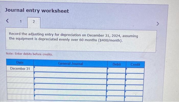 [Solved]: Beaver Construction purchases new equipment for