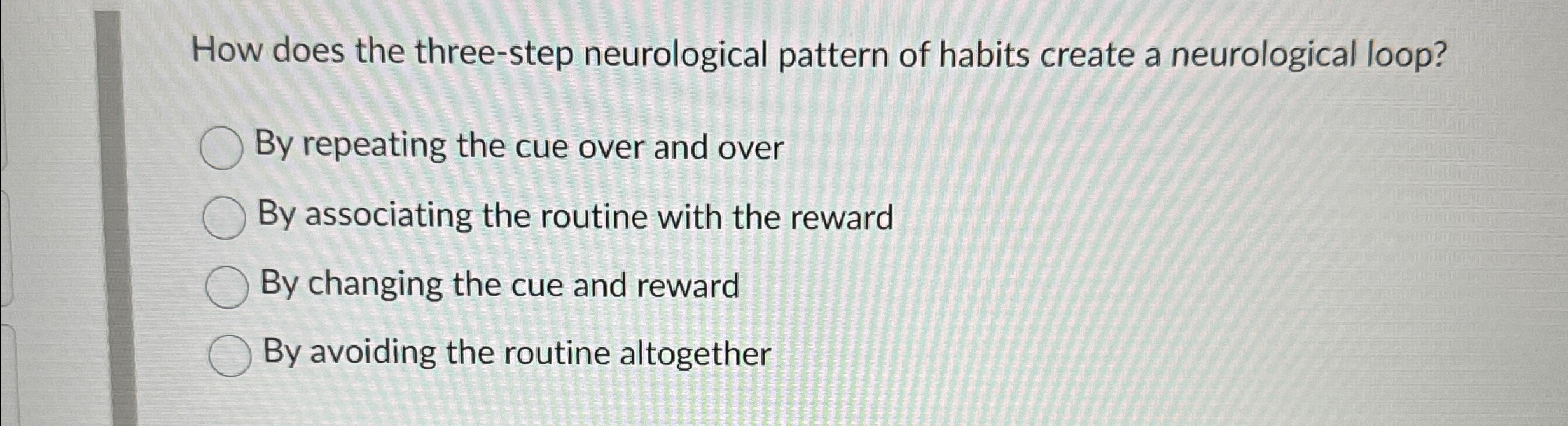 Solved How does the three-step neurological pattern of | Chegg.com