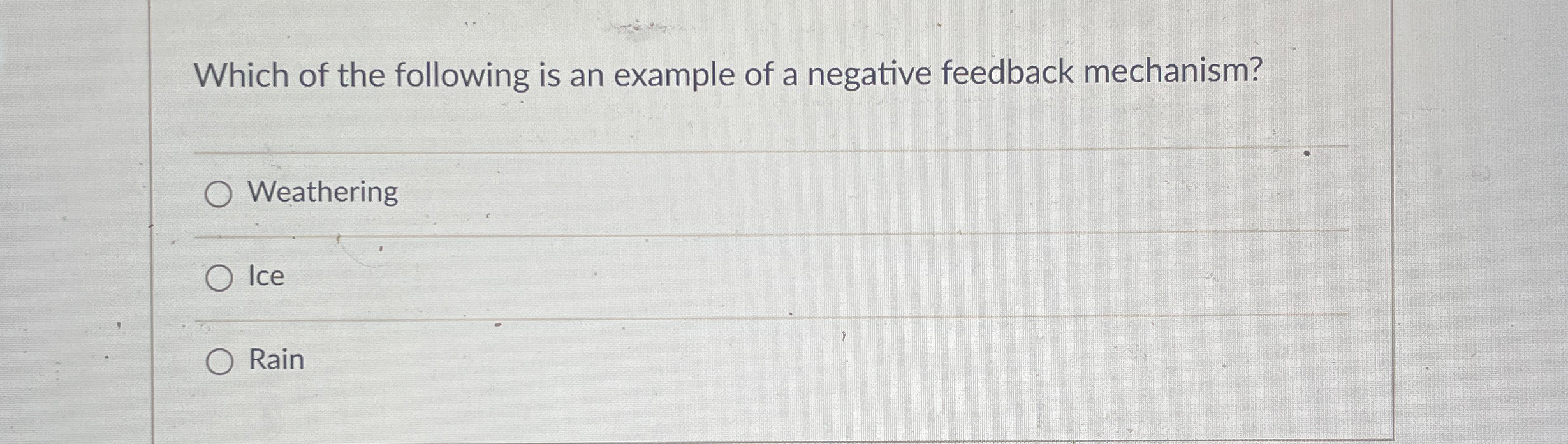 Solved Which of the following is an example of a negative | Chegg.com