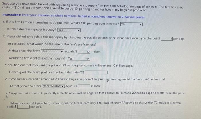 Solved Suppose you have been tasked with regulating a single | Chegg.com