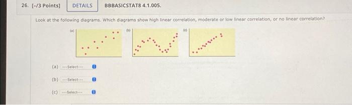 Solved 26. [-/3 Points] DETAILS Look at the following | Chegg.com