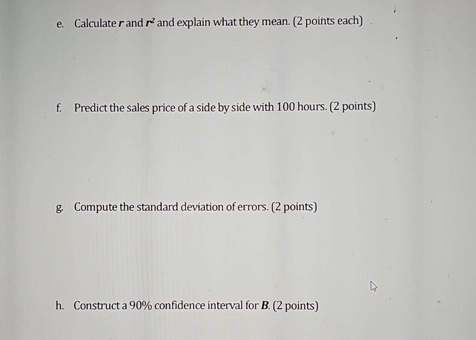 Solved (30 points total) A random sample of 7 small | Chegg.com Solved (30 points total) A random sample of 7 small | Chegg.com