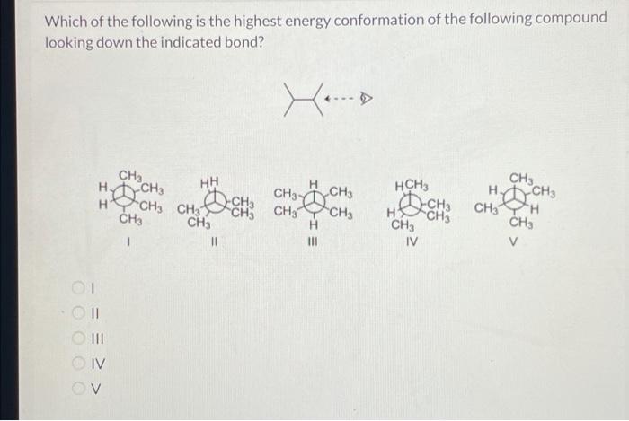Solved Which of the following is the highest energy | Chegg.com