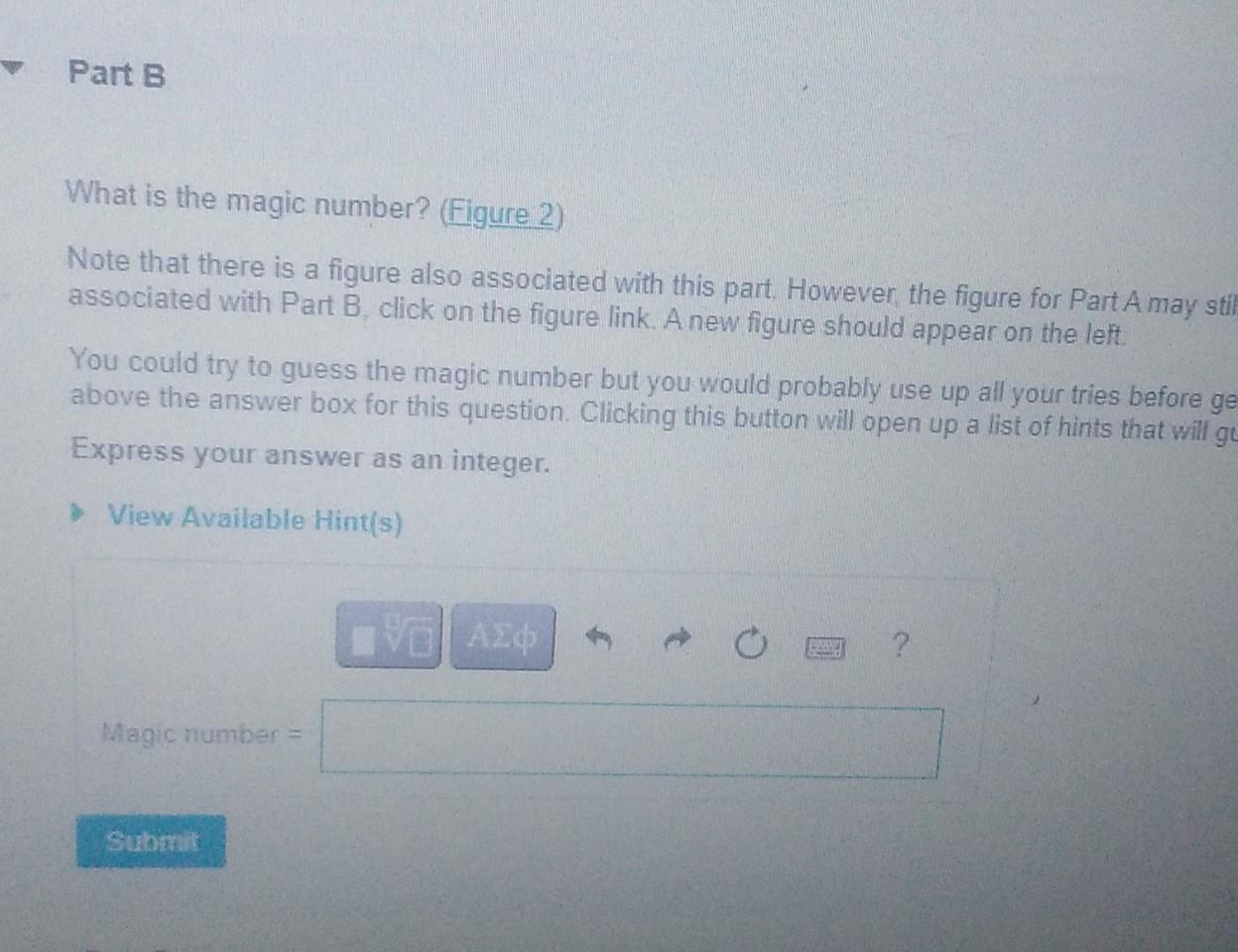 Solved What is the magic number? (Figure 2) Note that there | Chegg.com