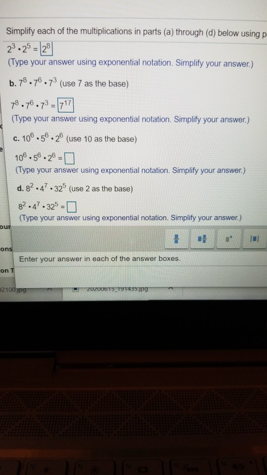 Solved Simplify each of the multiplications in parts (a) | Chegg.com