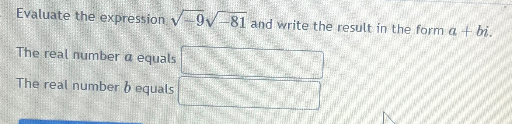 Solved Evaluate the expression -92-812 ﻿and write the result | Chegg.com