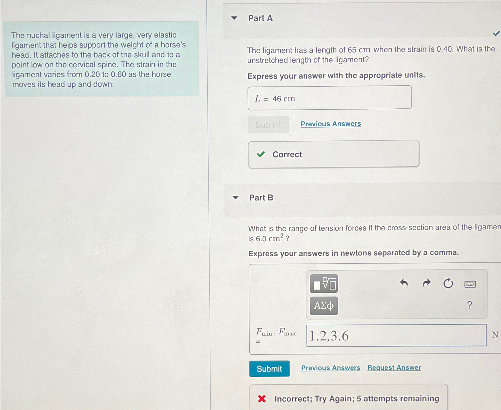 Solved \end{array}] AΣφ?Request AnswerIncorrect; Try | Chegg.com