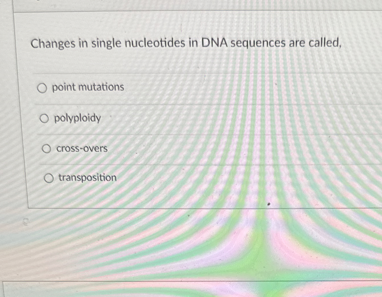 Solved Changes in single nucleotides in DNA sequences are | Chegg.com