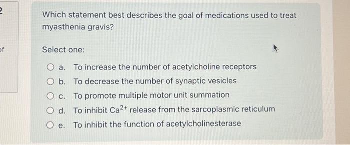 Solved Which statement best describes the goal of | Chegg.com