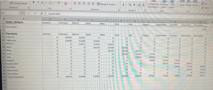 Solved help with 3&4 pls with the excel formulas! | Chegg.com