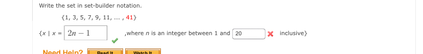 Solved Write the set in set-builder | Chegg.com