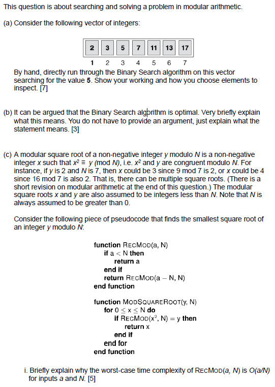 Solved This question is about searching and solving a | Chegg.com