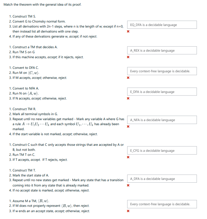 Solved Can you correct my answers? | Chegg.com