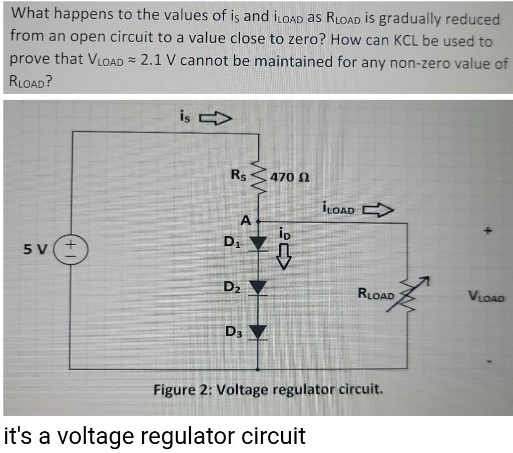 Solved What happens to the values of is and iLoad as RLoad | Chegg.com