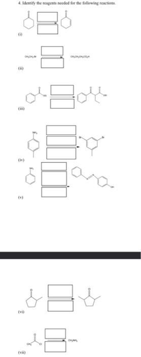 Solved 4. Idertify the trageats secded for the following | Chegg.com