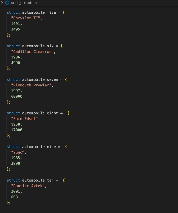 Solved sort.c #include "sort.h" #include /* | Chegg.com