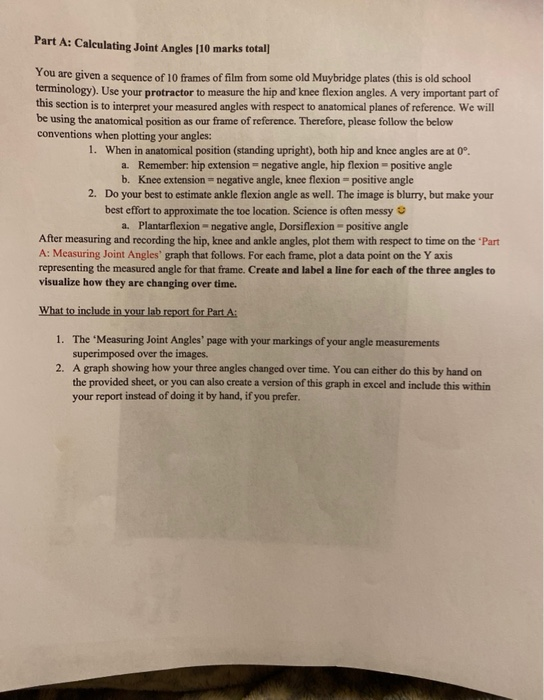 Solved Part A: Calculating Joint Angles [10 marks total] You | Chegg.com