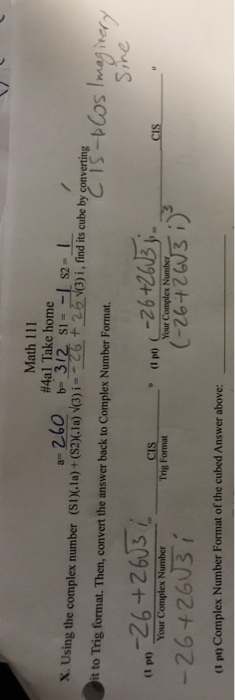 Solved Math 111 #4al Take home a 260 b- 312 S1 - - S2- X. | Chegg.com