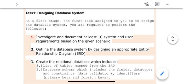 Solved 3. Create the relational database which includes: 3.1 | Chegg.com