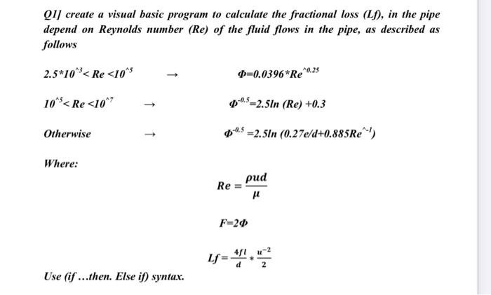 Solved Q1 Create A Visual Basic Program To Calculate The 6595