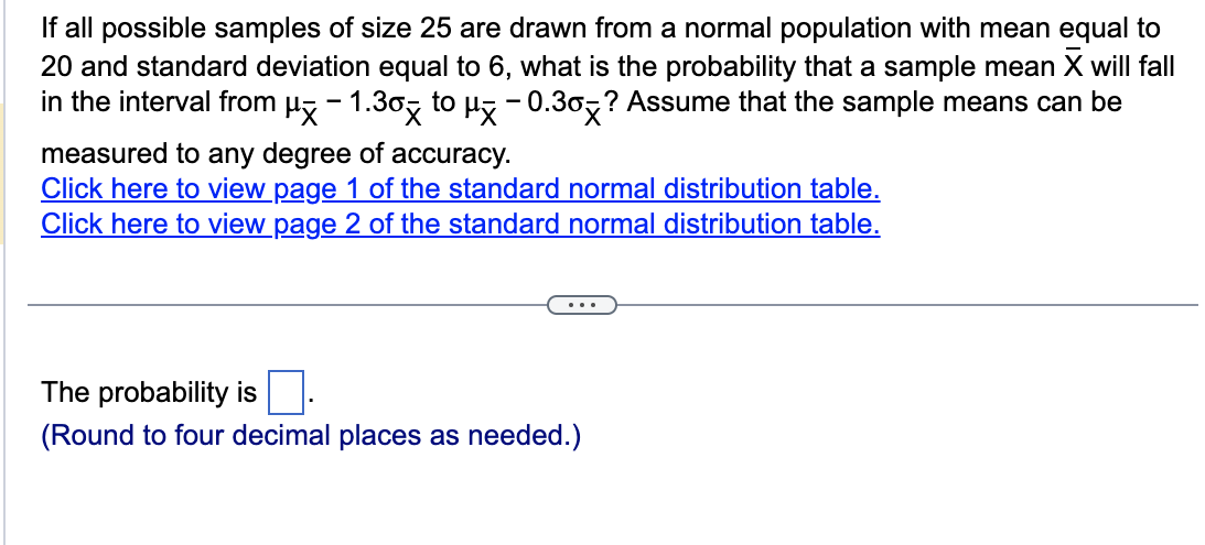 Solved Click here to view page 2 ﻿of the standard normal | Chegg.com