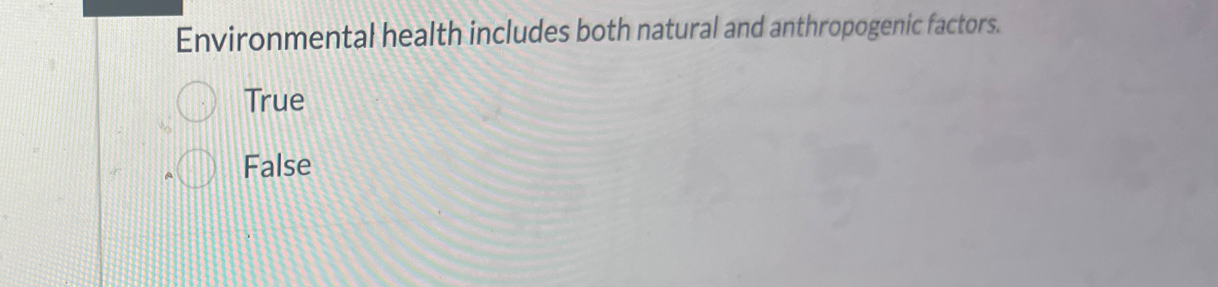 Solved Environmental health includes both natural and | Chegg.com